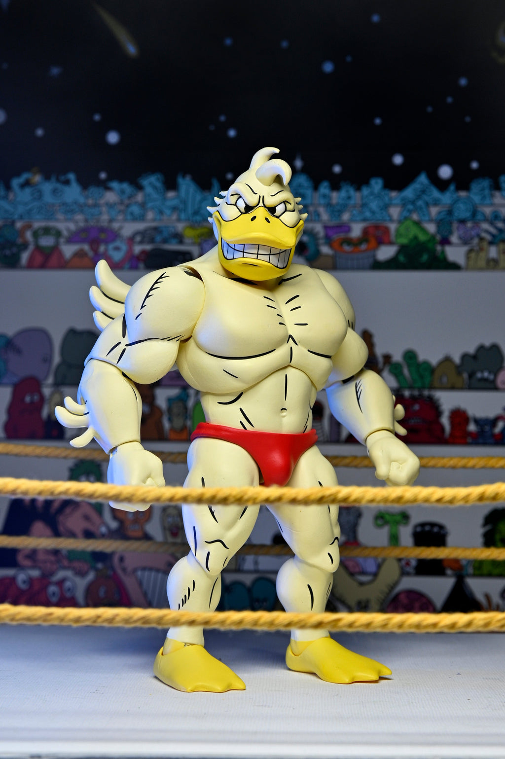 Ace Duck Action Figure 7" | TMNT Archie Comics Stomp Wrestling | NECA