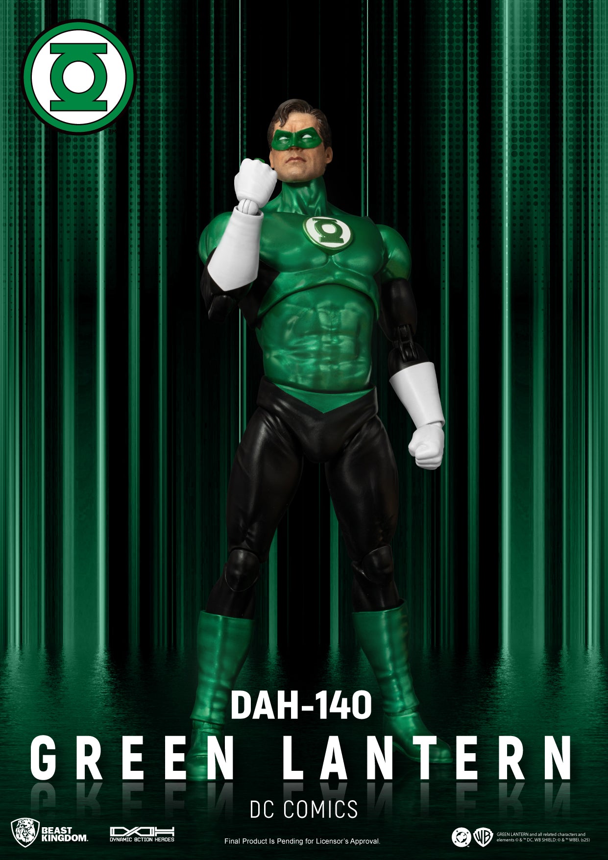 BEAST KINGDOM - DC Comics GREEN LANTERN DYNAMIC 8CTION HEROES FIGURE