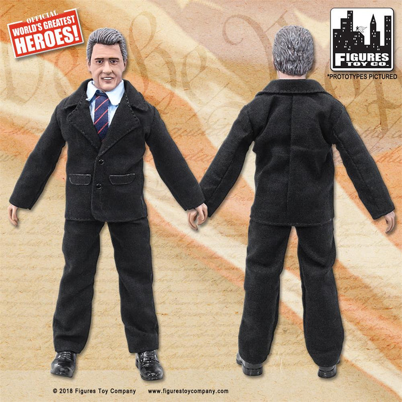 Figures Toy Company - Presidents - Bill Clinton (Black Suit) 8" Action